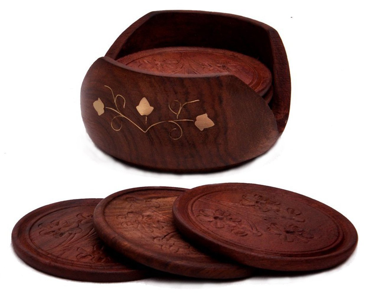 5 Best Wood Coaster Set - Potect your table no matter what beverage you ...