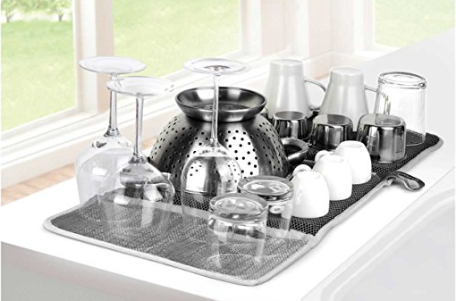 5 Best Microfiber Dish Drying Mat - Perfect solution to countertop ...