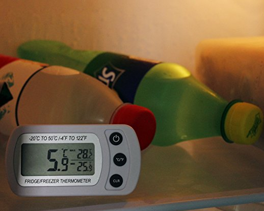 5 Best Digital Refrigerator Freezer Thermometer - Appropriate safe ...