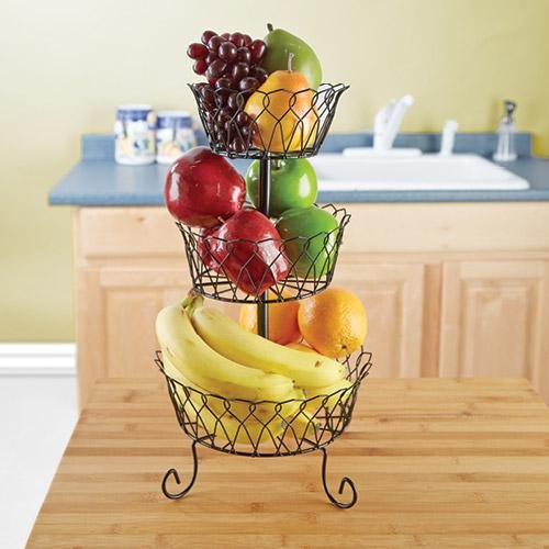 5 Best 3 Tier Fruit Basket - Great space-saver in any kitchen - Tool Box