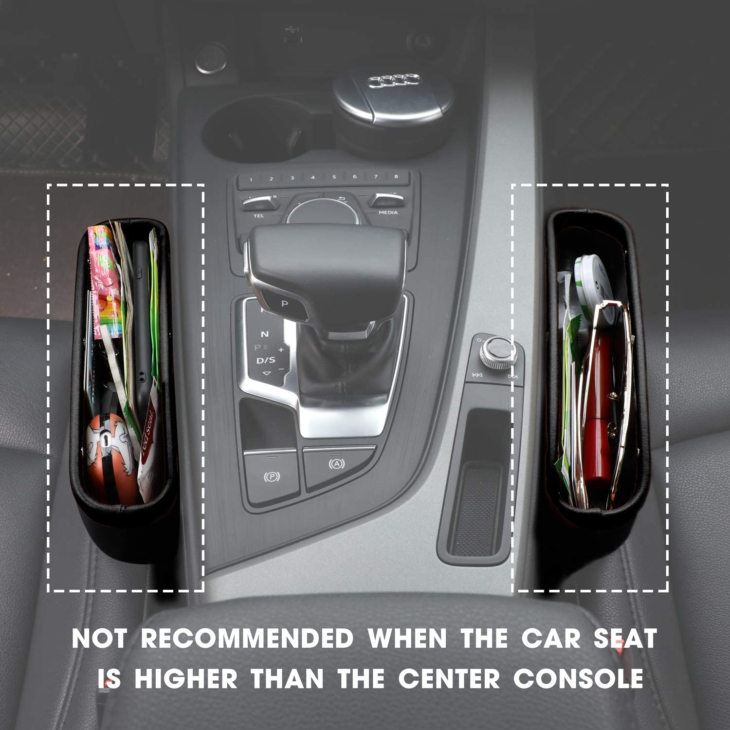 8 Best Console Side Pocket - No more falling items, no more dangerous ...